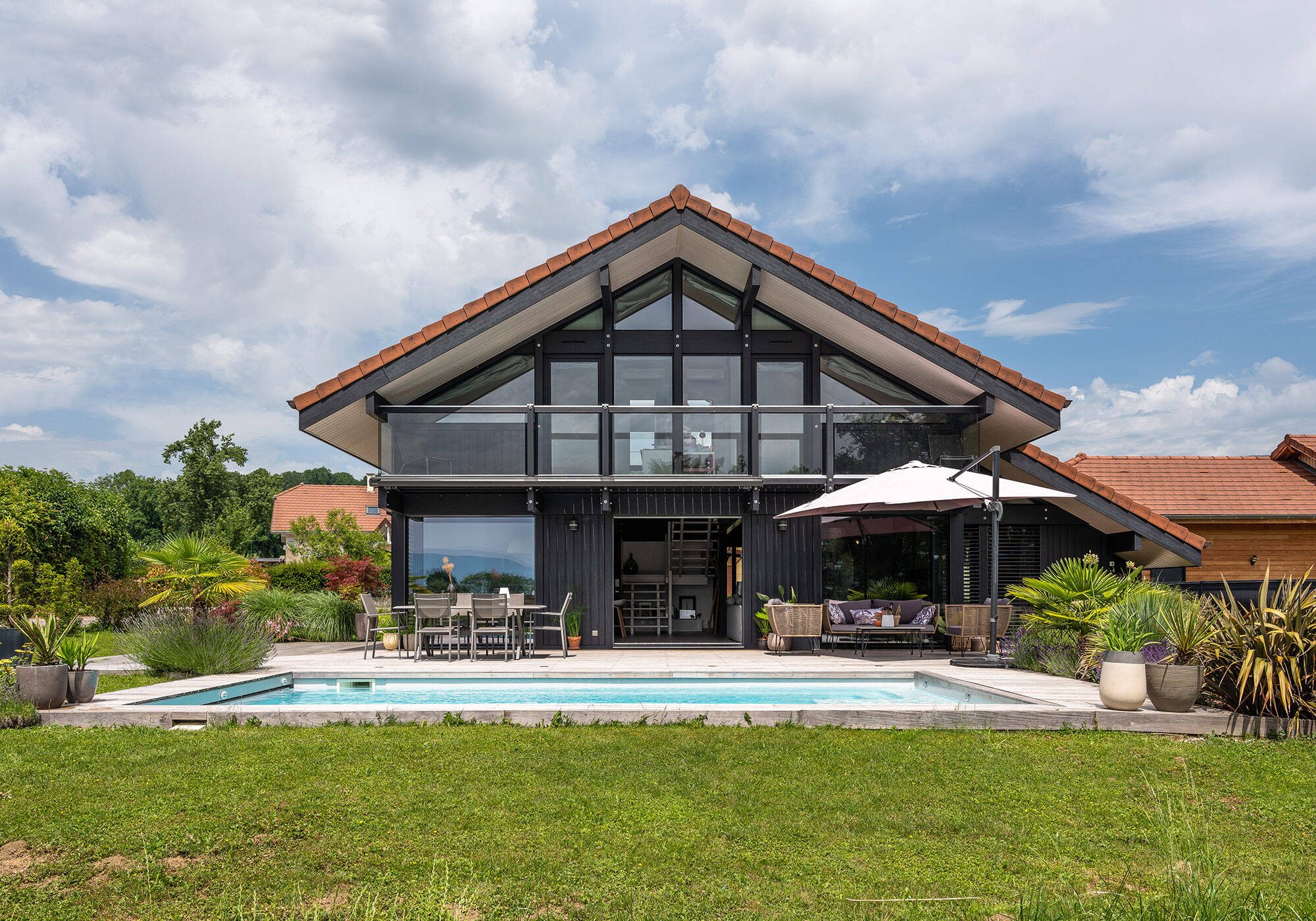 Maison vie dedans - vie dehors | Construction Maisons Dunoyer