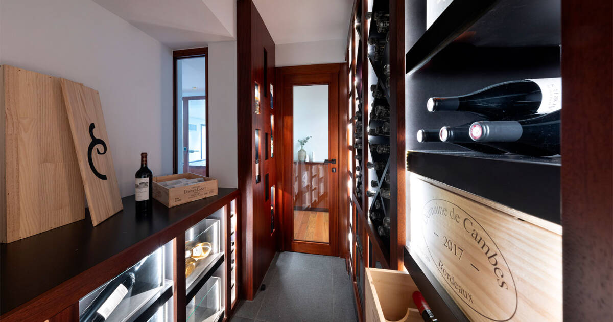 Réalisation de cave à vin pour les maisons & chalets Dunoyer