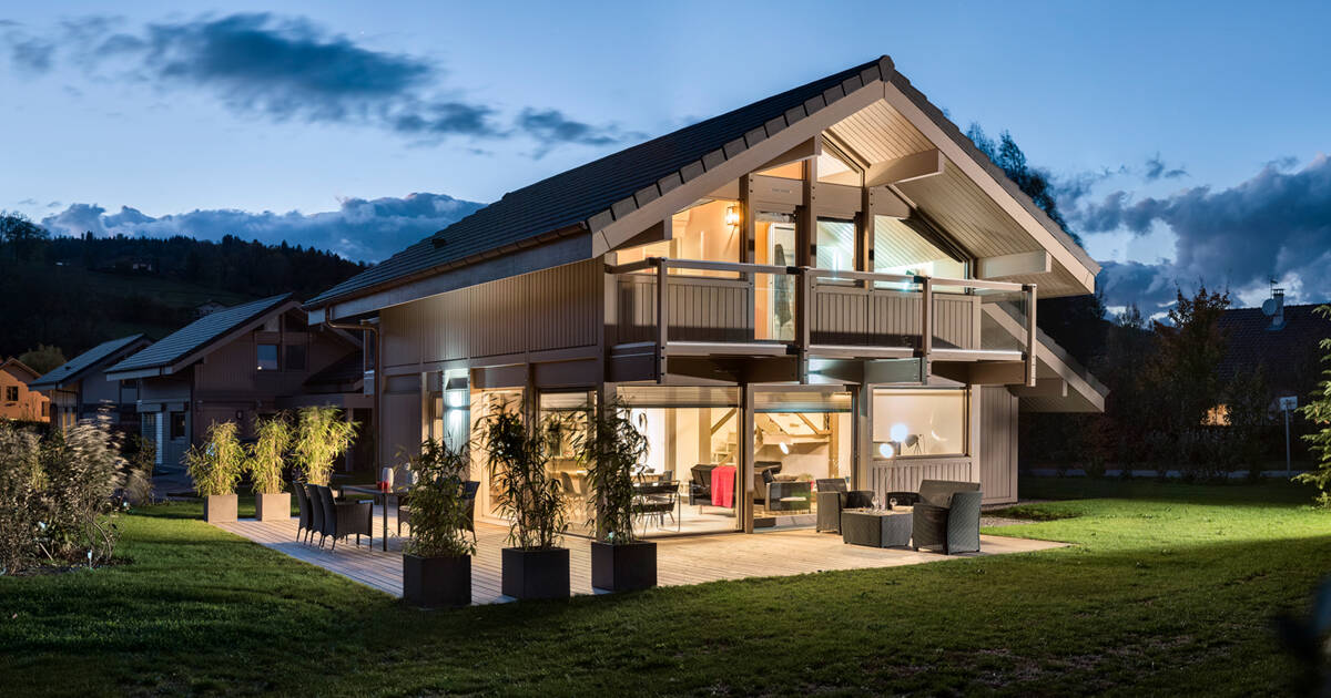 Maison en bois contemporaine Dunoyer en vente | Quintal | Vieugy